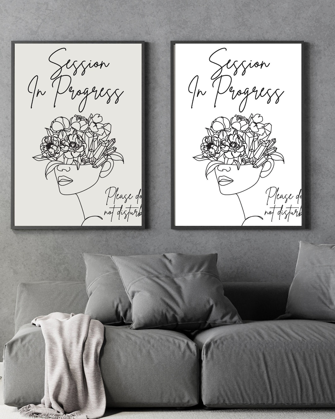 2 Session in Progress Hangable Signs Therapy Office Decor - Etsy