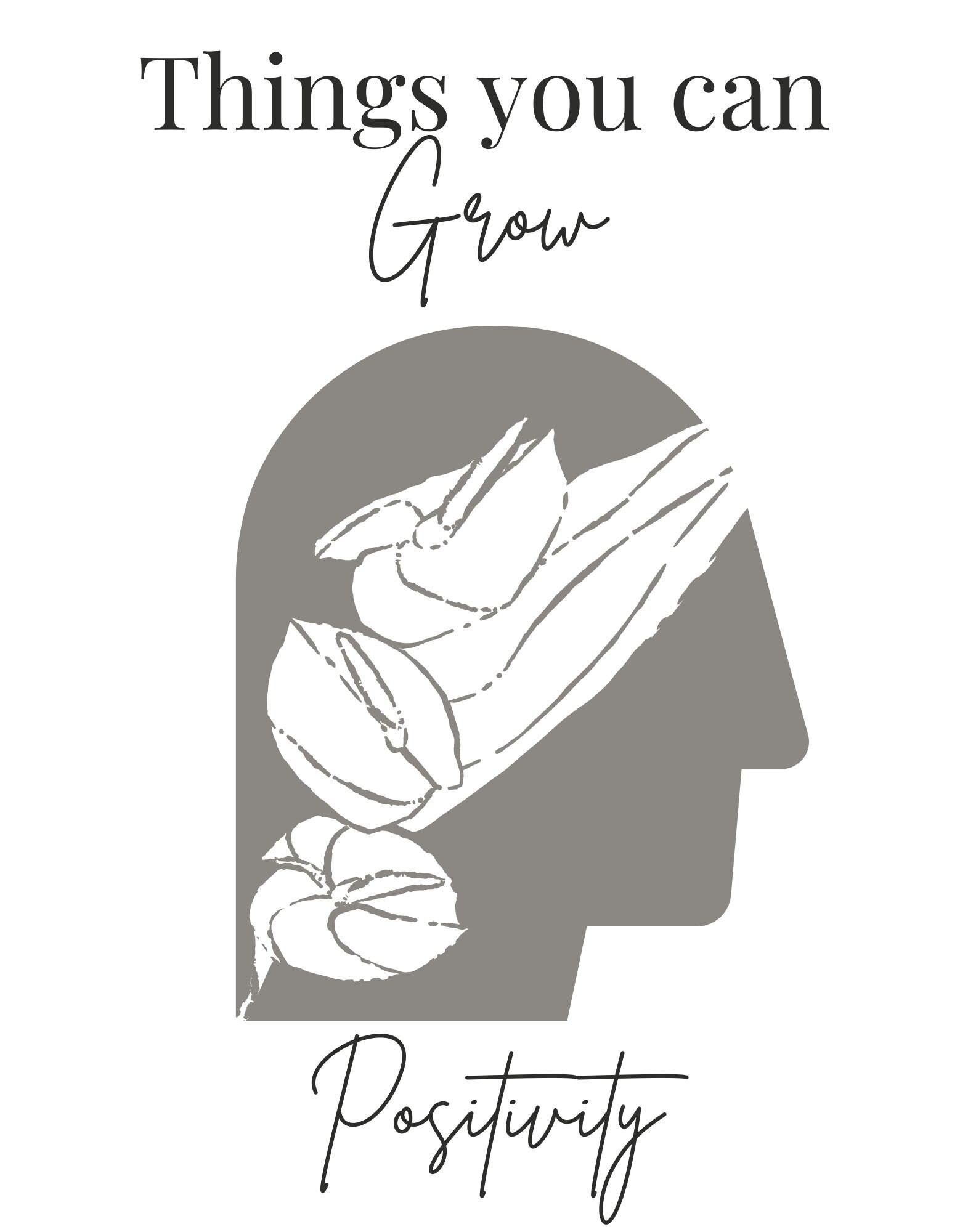 Can Grow Positivity Postertherapy Office Decor Counseling - Etsy