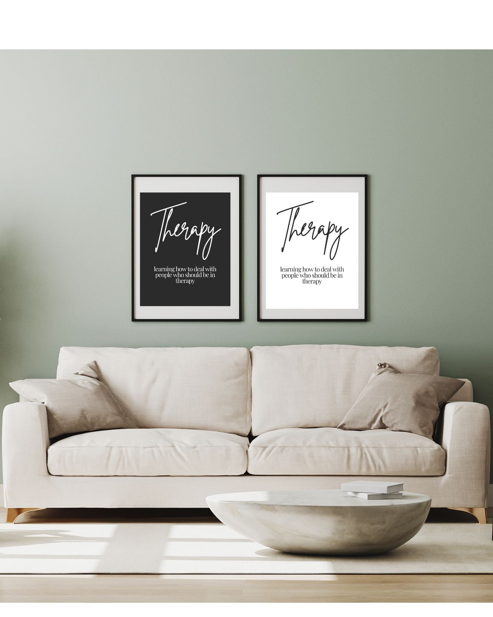 Therapy is for People Mental Health Digital Print Postertherapy ...