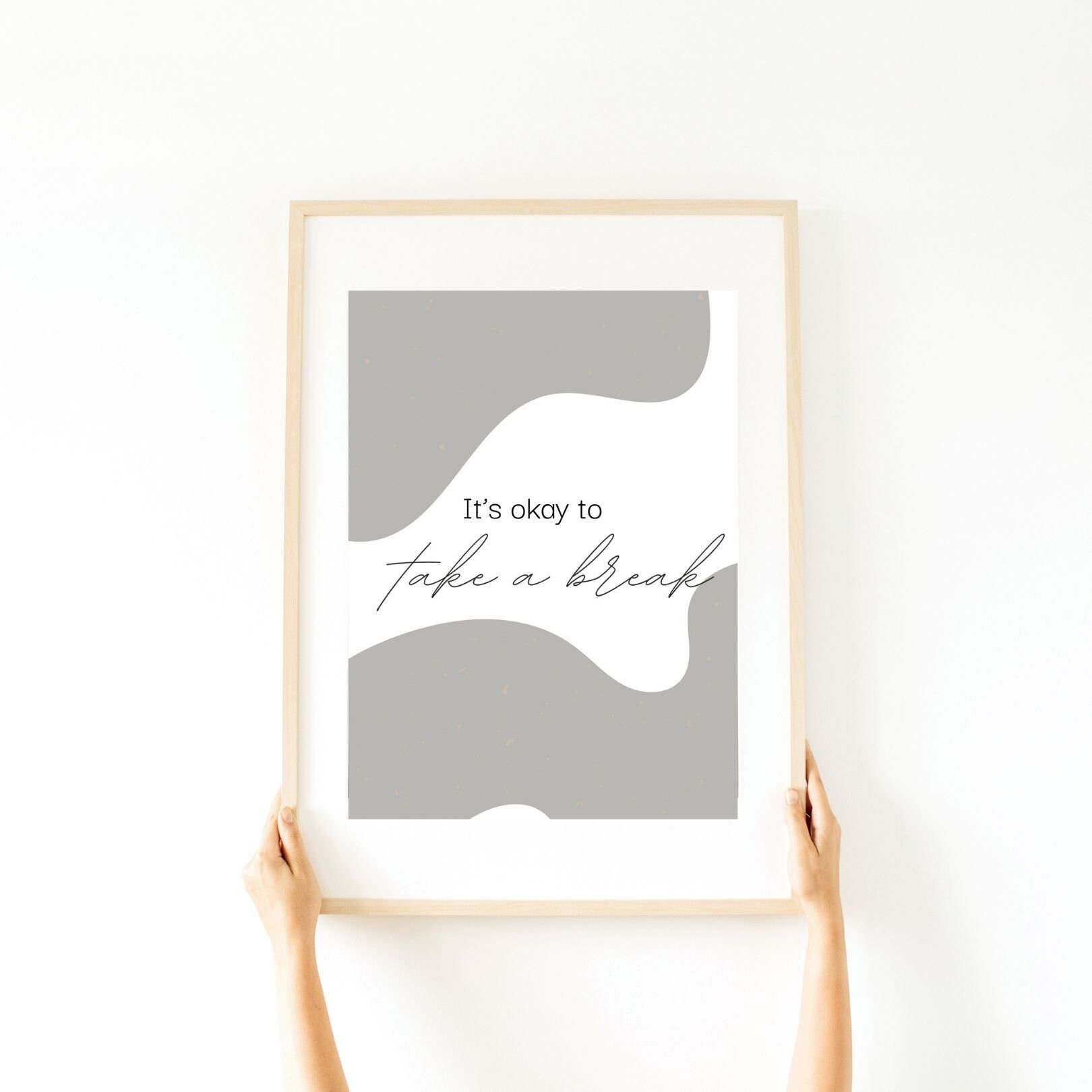 To Take A Break Postertherapy Office Decor Counseling Office - Etsy