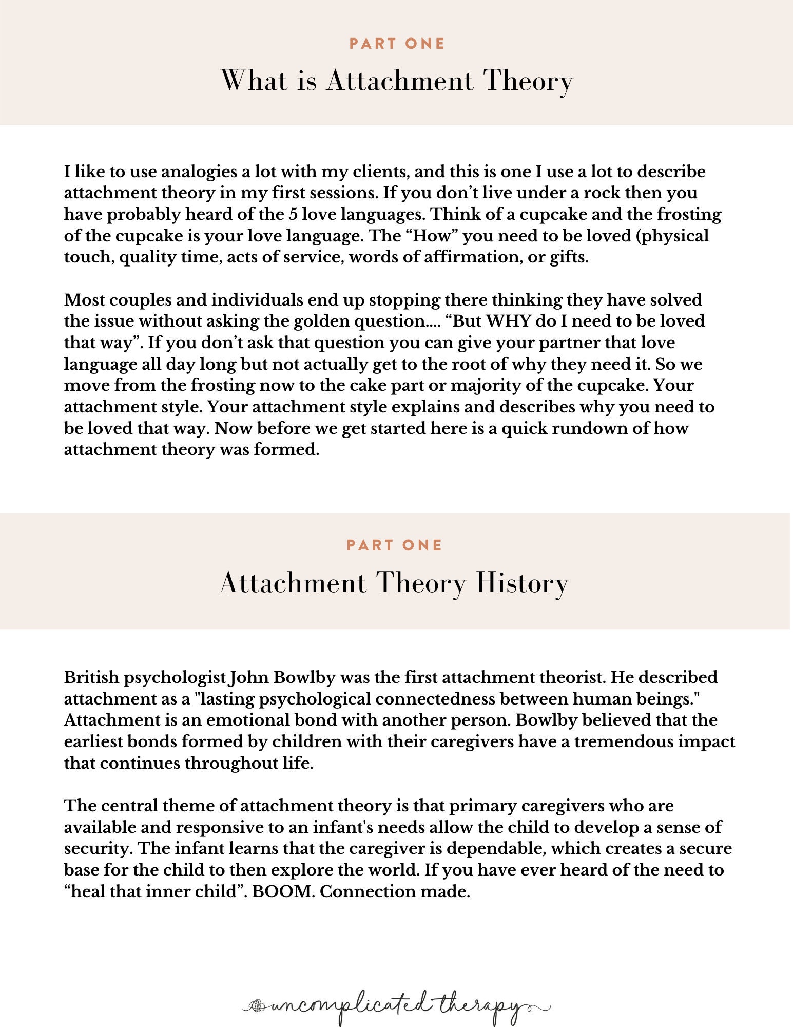 35 Page Dismissive Avoidant Attachment Theory Workbook|attachment ...