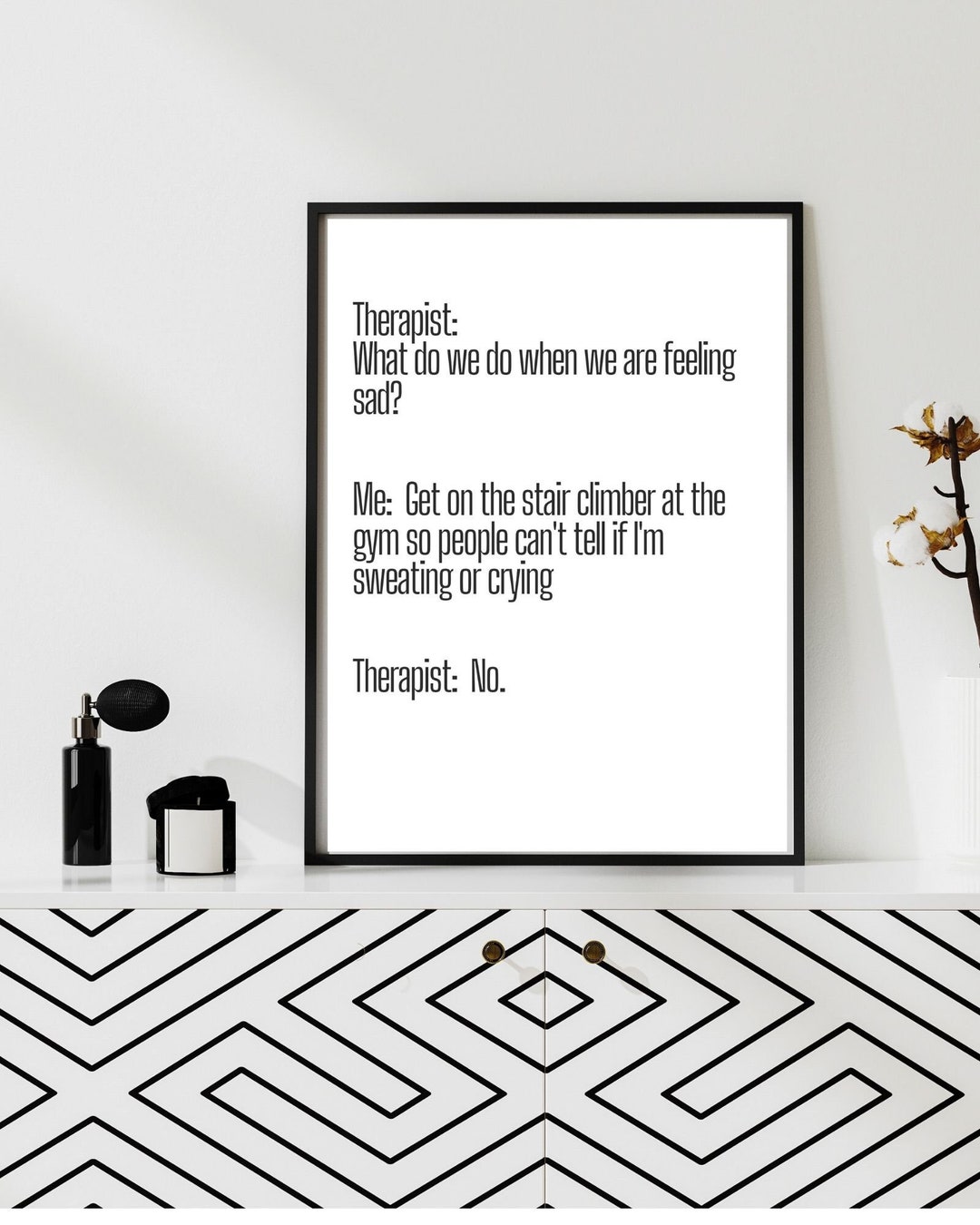 Therapist Meme Poster: Funny Counseling Office Decor (digital Download ...