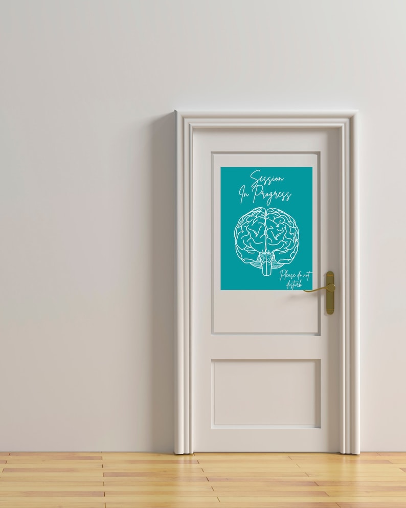 Session in Progress Sign: Therapy Office Decor (digital Print) - Etsy