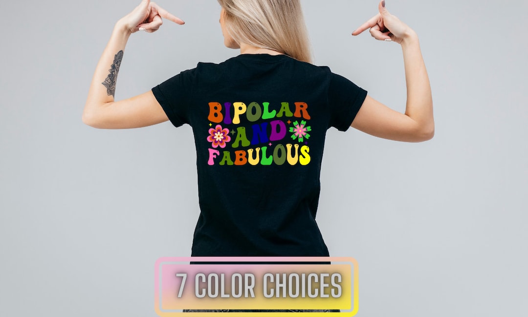 Bipolar and Fabulous Mental Health Shirt|mental Health Awareness ...