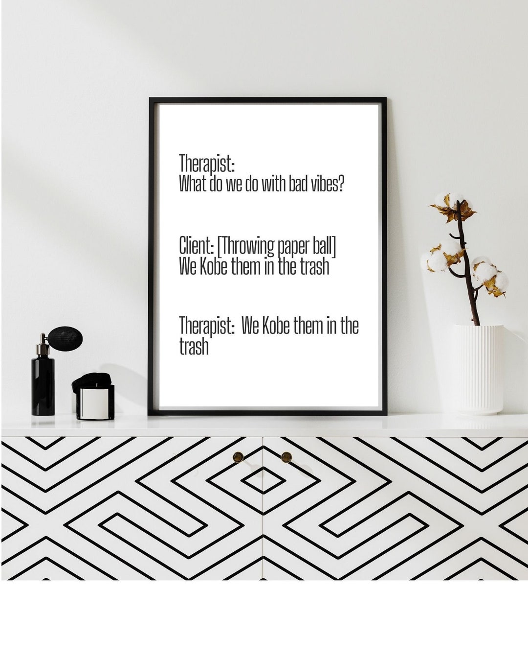 Therapist Meme Poster: Funny Counseling Office Decor (digital Download ...