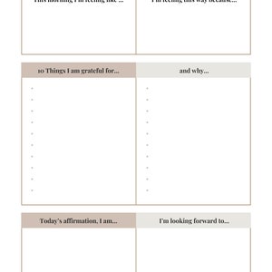 Daily Journal & Mood Tracker |therapy Worksheets|counseling Resources ...