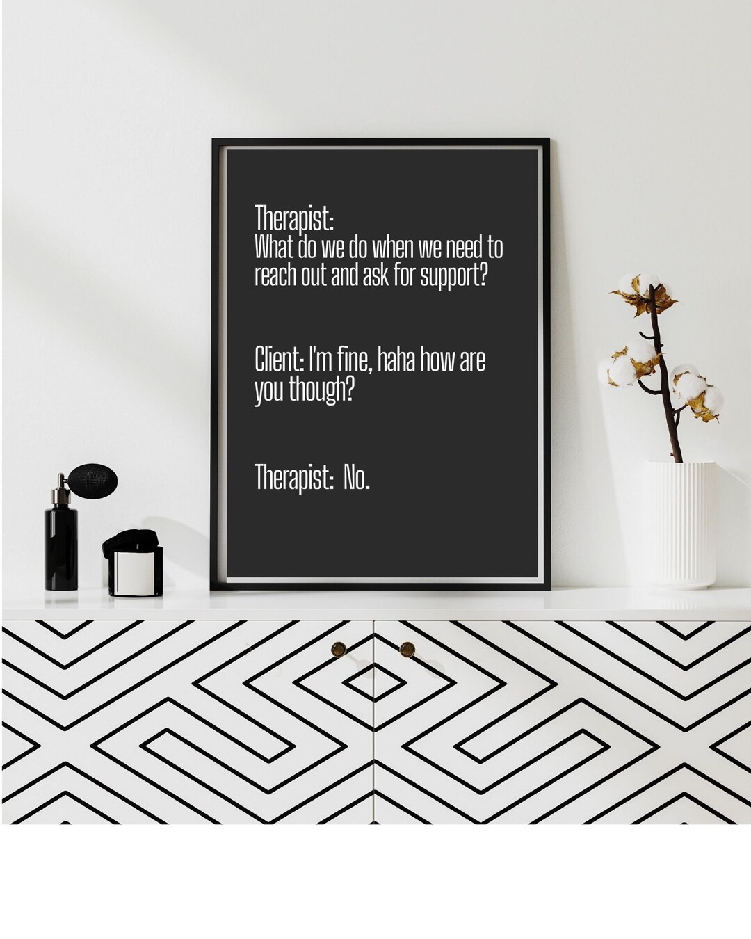 Therapist Meme Poster: Funny Counseling Office Decor (digital Download ...
