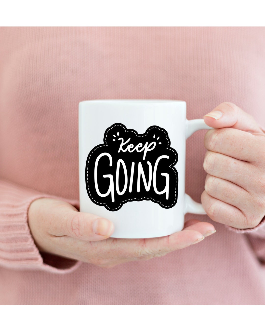 Keep Going Coffee Mug: Positivity Gift for Therapist - Etsy