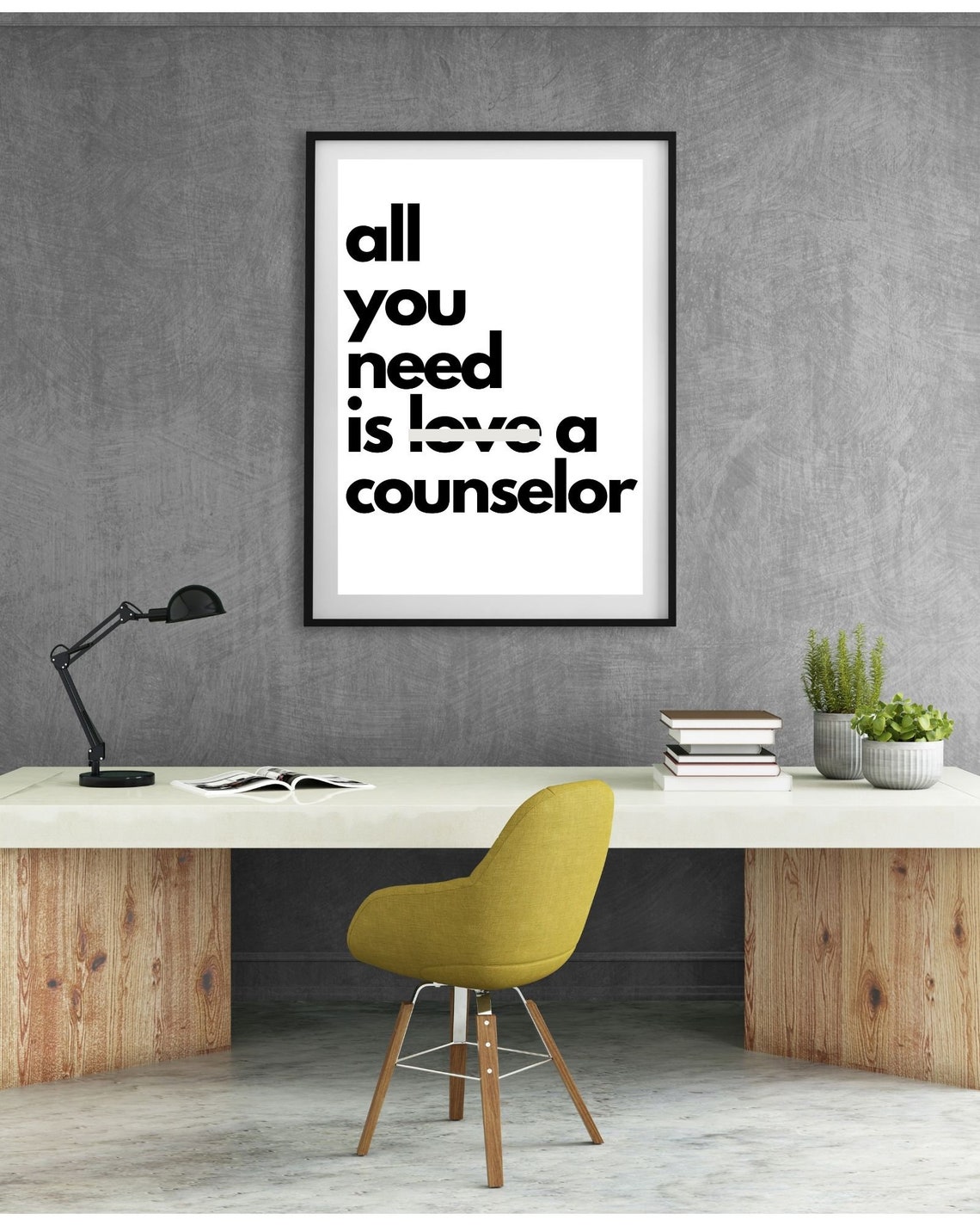 All You Need is Your Counselor Mental Health Digital Print ...