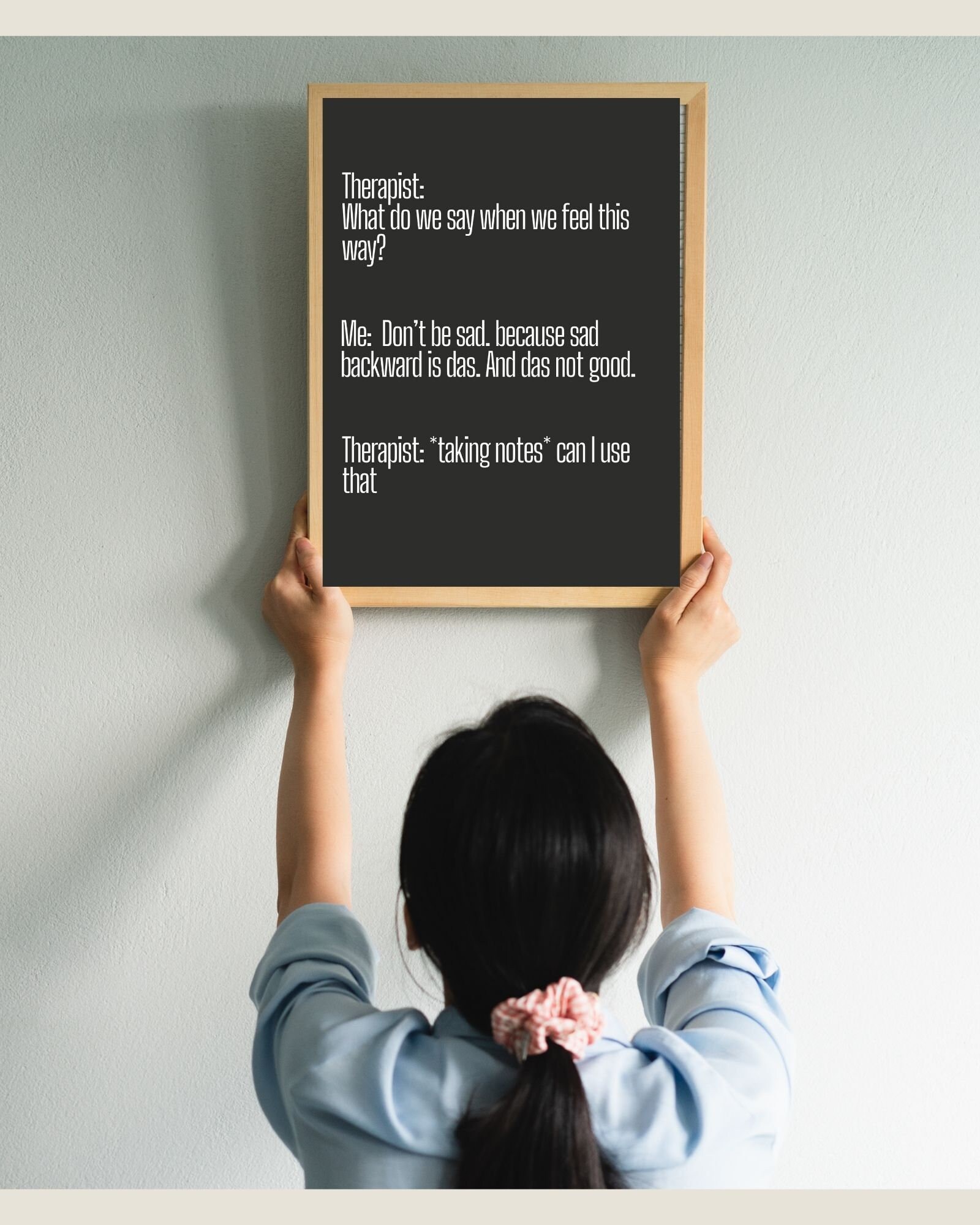 Therapist-Meme Poster — Therapy Store | Dr Rachel Sims | Emotions ...