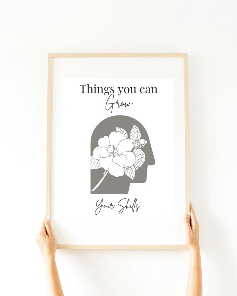 Can Grow Body Positivity Poster|therapy Office Decor| Counseling Office ...