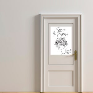 2 Session in Progress Hangable Signs Therapy Office Decor - Etsy