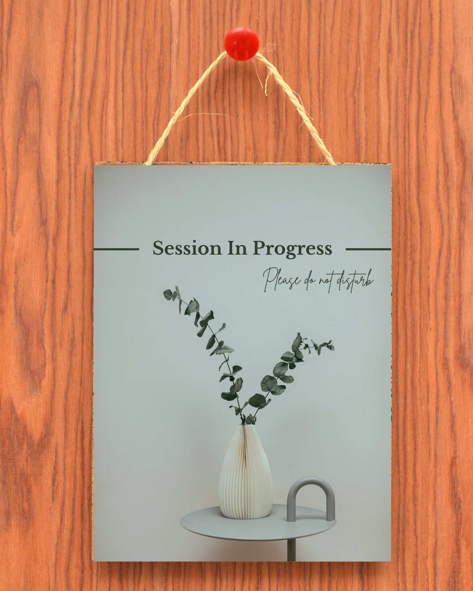 2 Session in Progress Hangable Signs Therapy Office Decor - Etsy