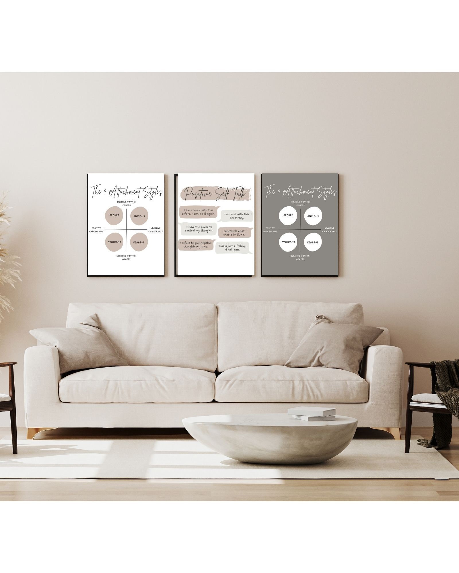 Positive Self Talk Poster: Therapy Office Decor (digital Print) - Etsy