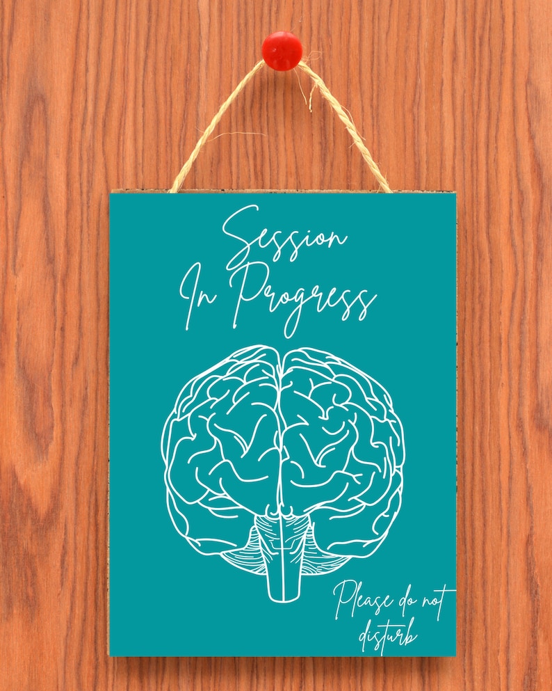 Session in Progress Sign: Therapy Office Decor (digital Print) - Etsy