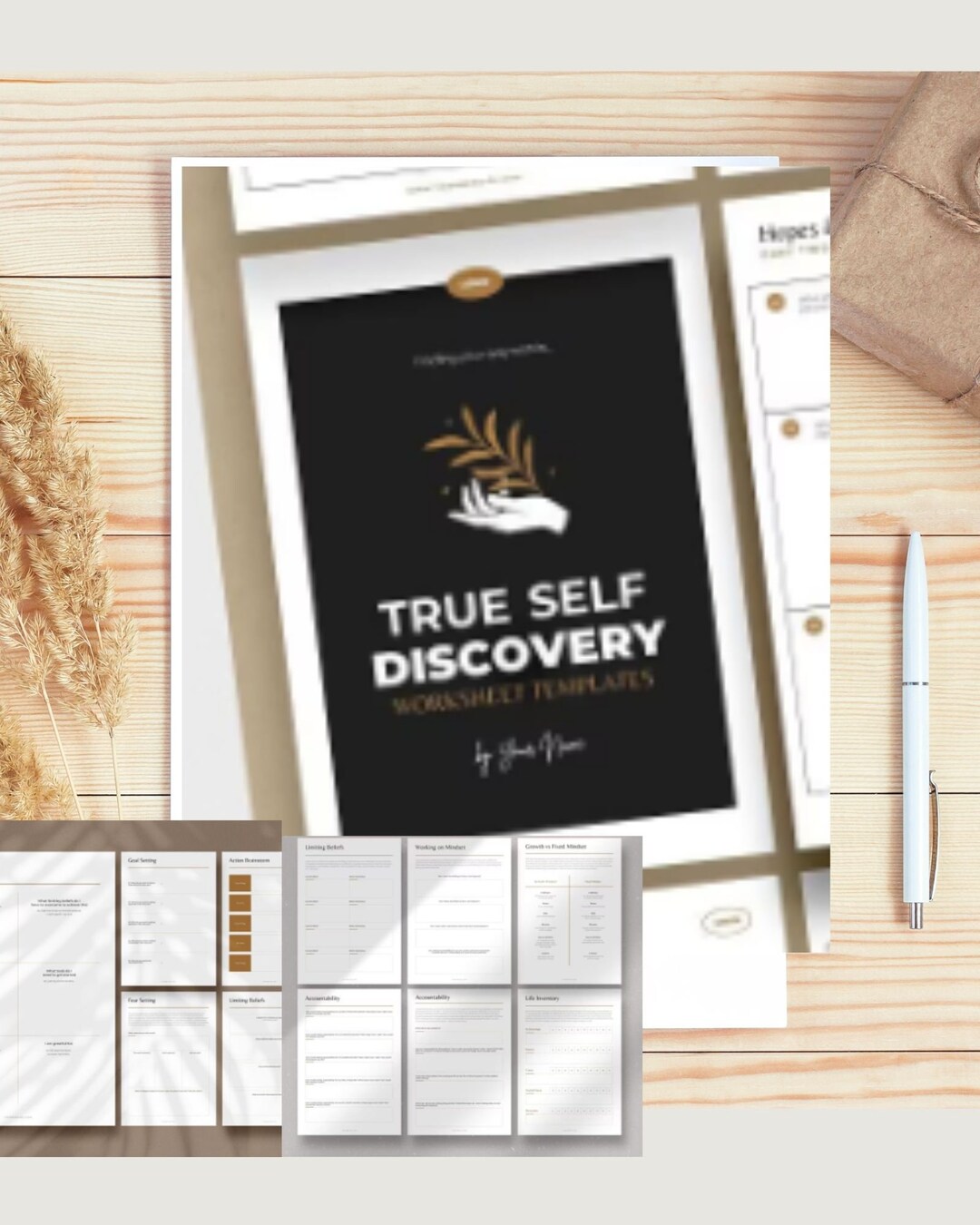 26pg Self Discovery Workbook|therapy Worksheets|counseling Resources ...