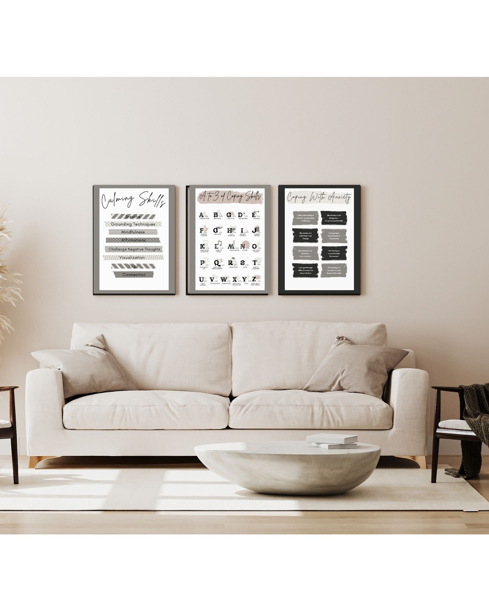 My Coping Skills Abc's Poster Therapy Office Decor - Etsy