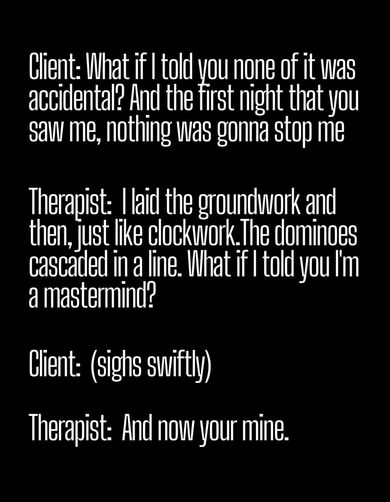 Taylor Swift Midnights Therapist Client Mastermind Humor Meme Lyric Art ...