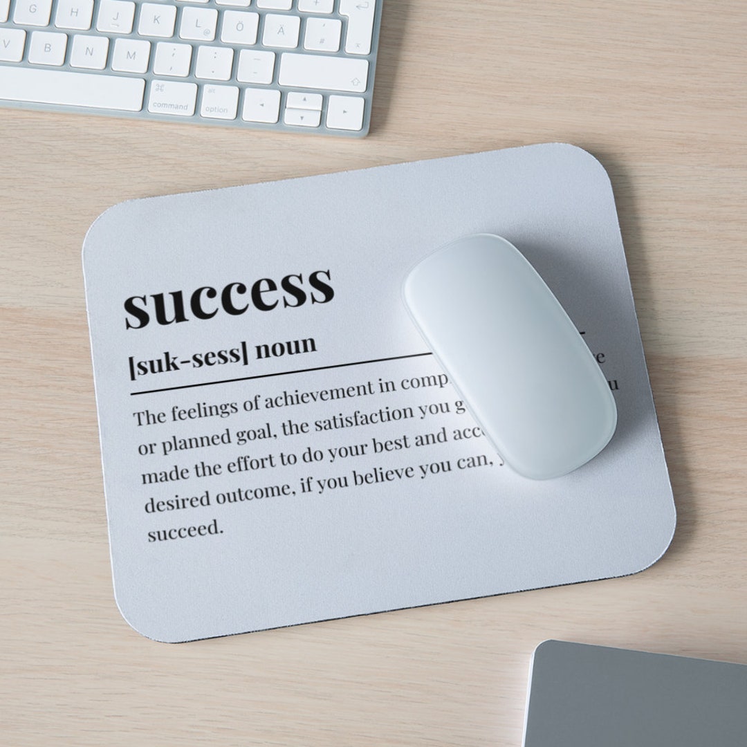Success Definition Health Mouse Pad|mental Health Gift|gifts for ...