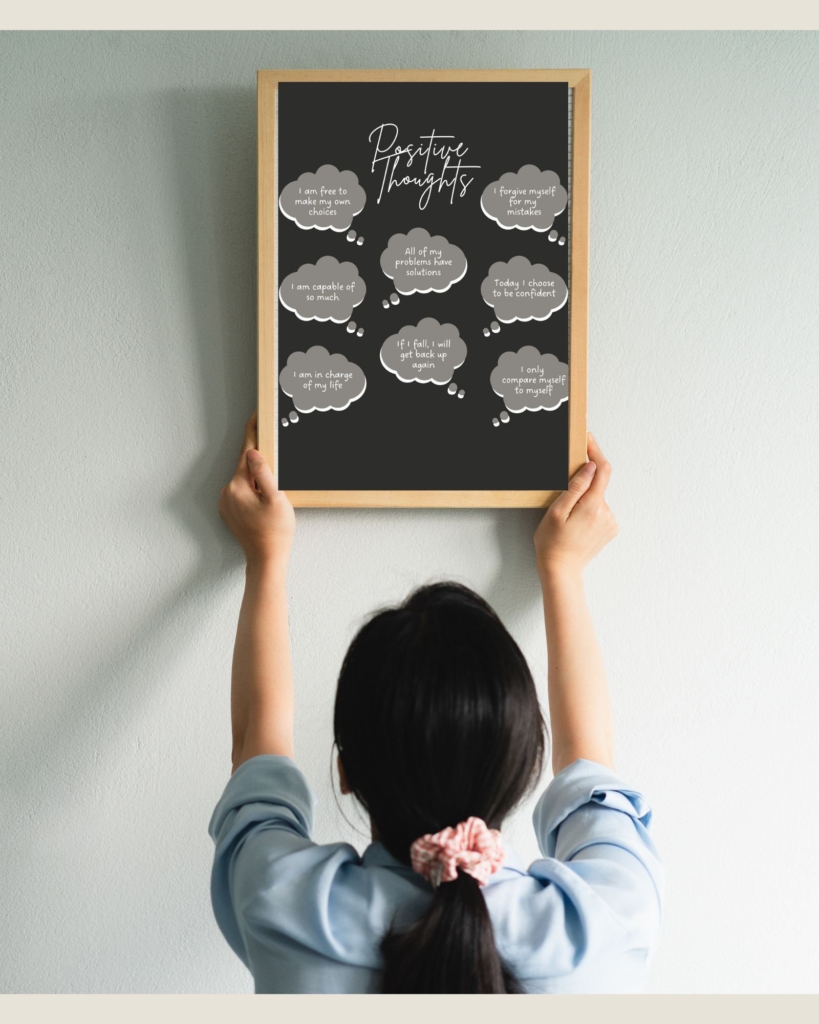 Positive Thoughts Poster: Therapy Office Decor (digital Print) - Etsy