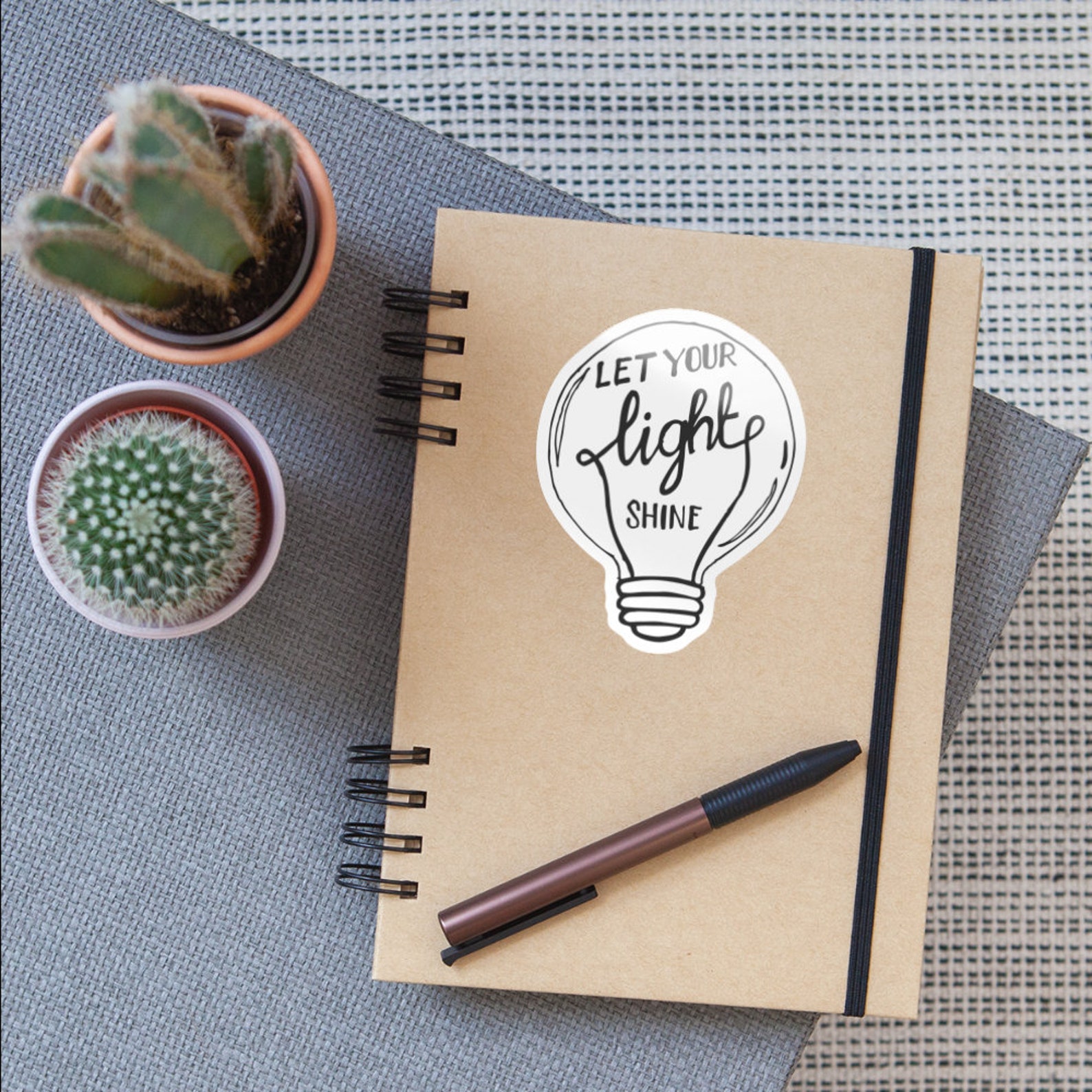 Let Your Light Shine Sticker: Mental Health Awareness, Waterproof Vinyl ...