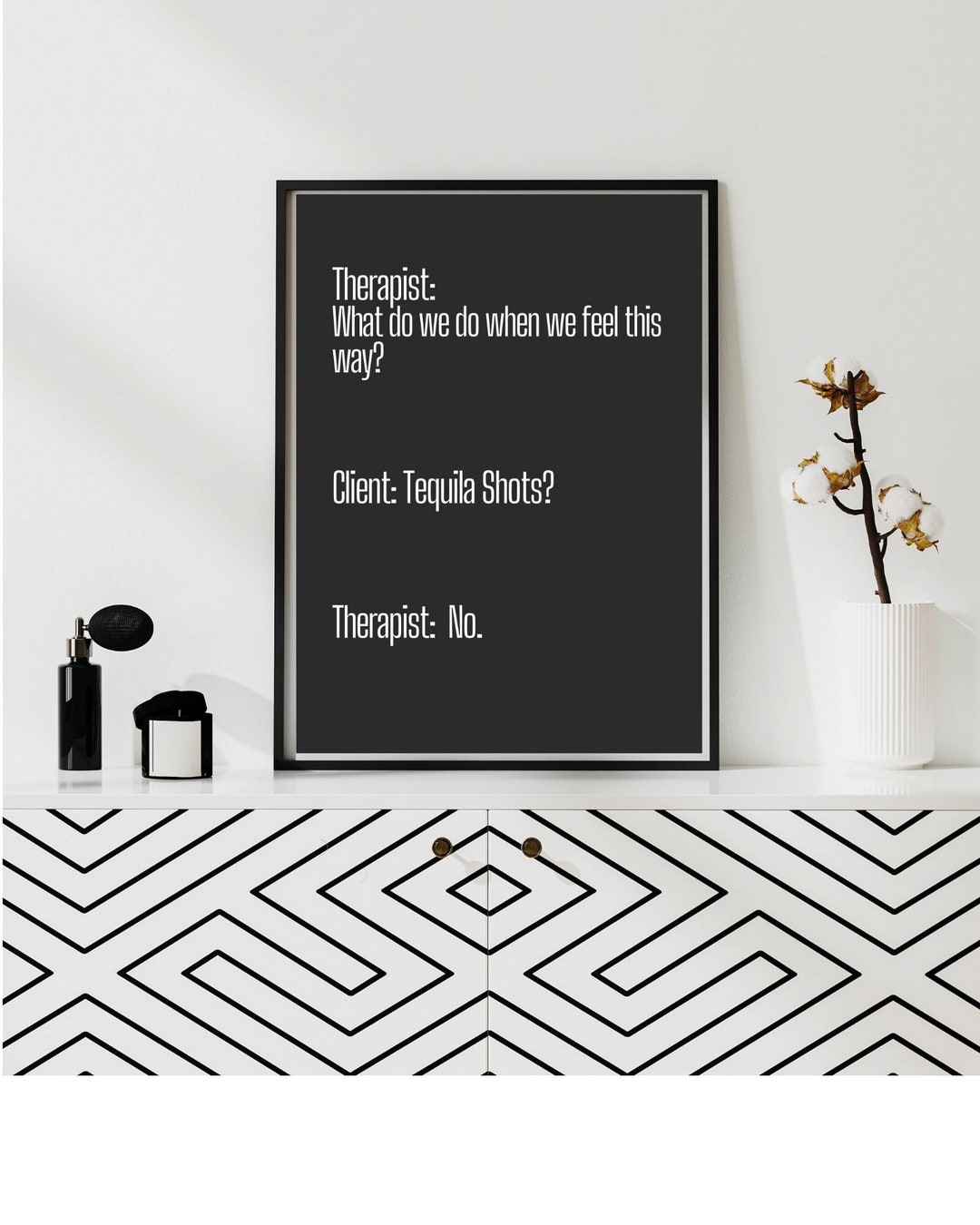 Therapist Meme Poster: Funny Counseling Office Decor (digital Download ...
