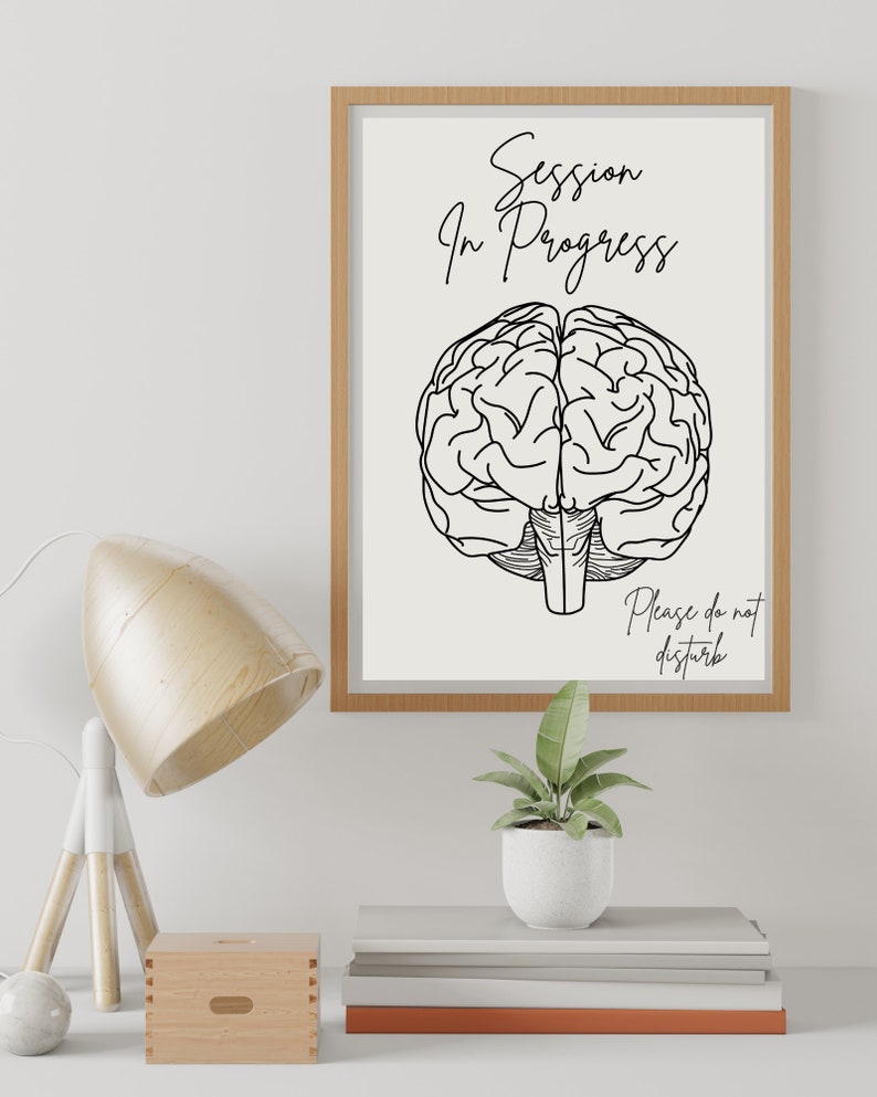 Session in Progress Sign: Therapy Office Decor (digital Print) - Etsy
