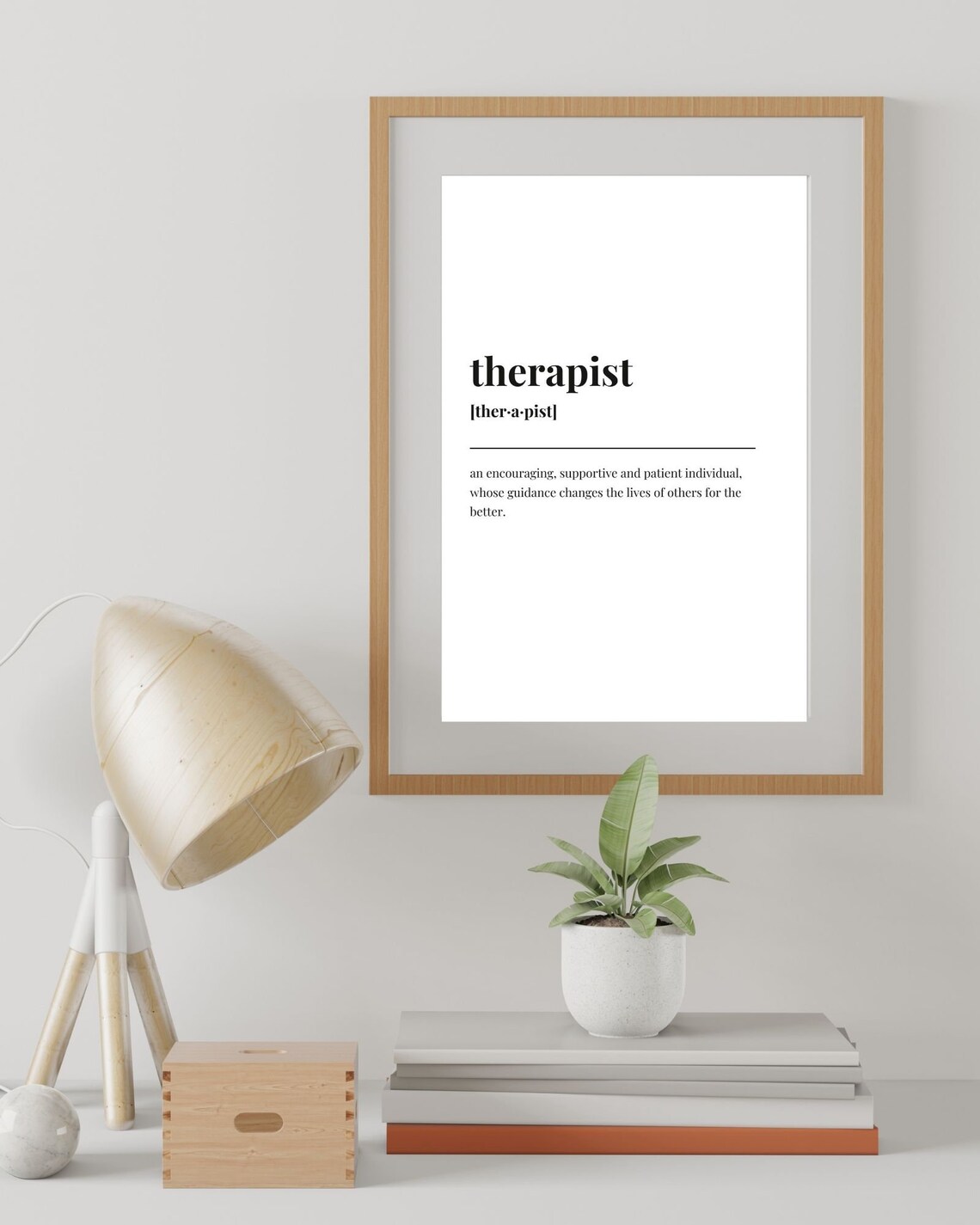Therapist Definition Room Decor counseling &therapy Office Hanging Wall ...