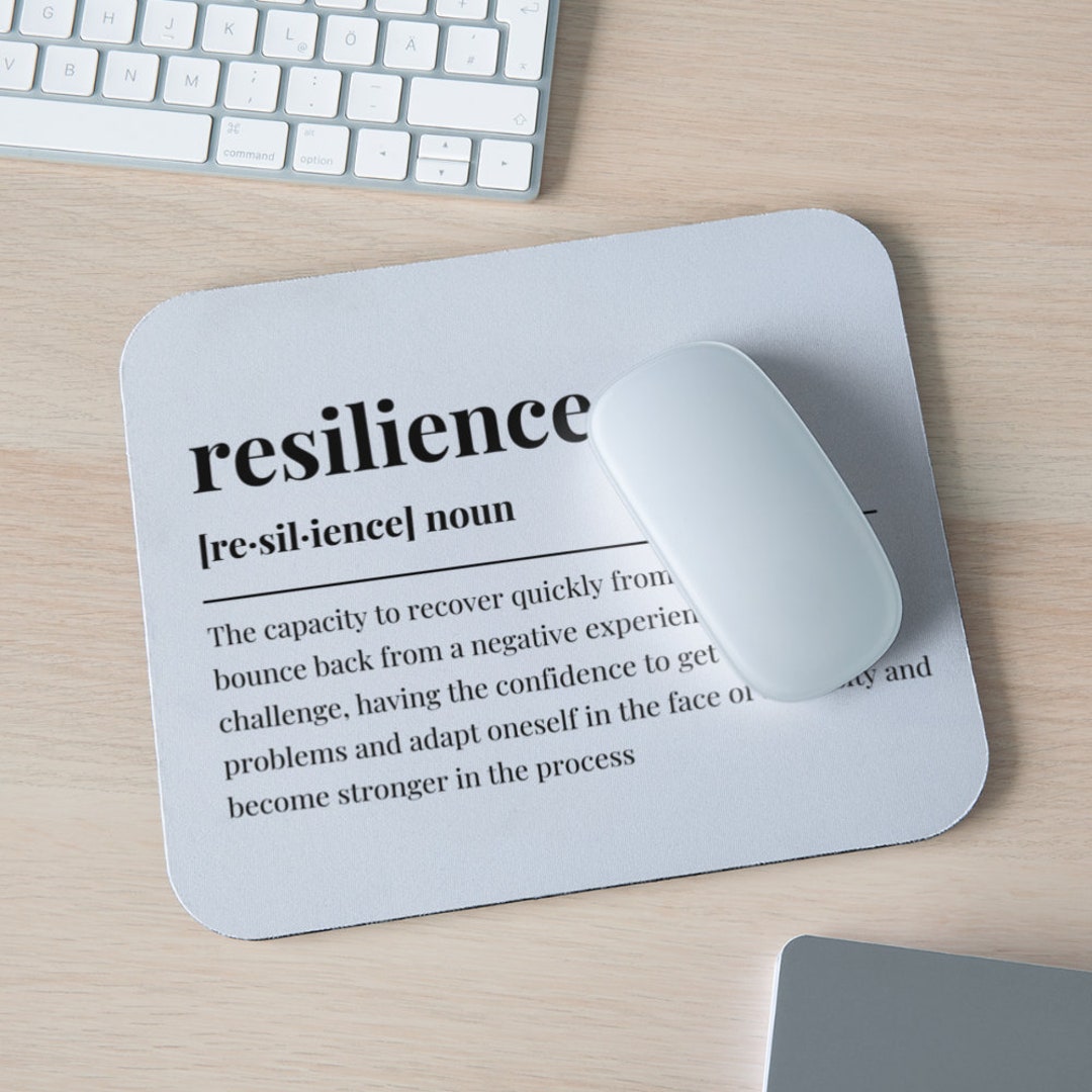 Resilience Definition Health Mouse Pad|mental Health Gift|gifts for ...