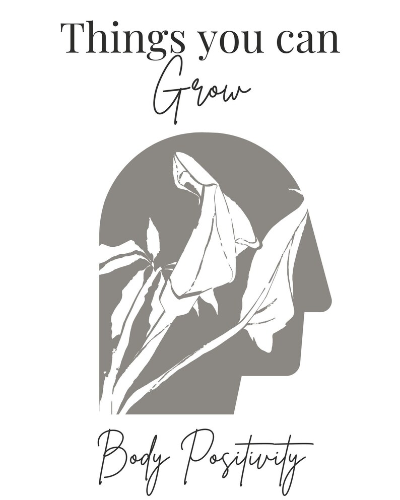 Can Grow Body Positivity Poster|therapy Office Decor| Counseling Office ...