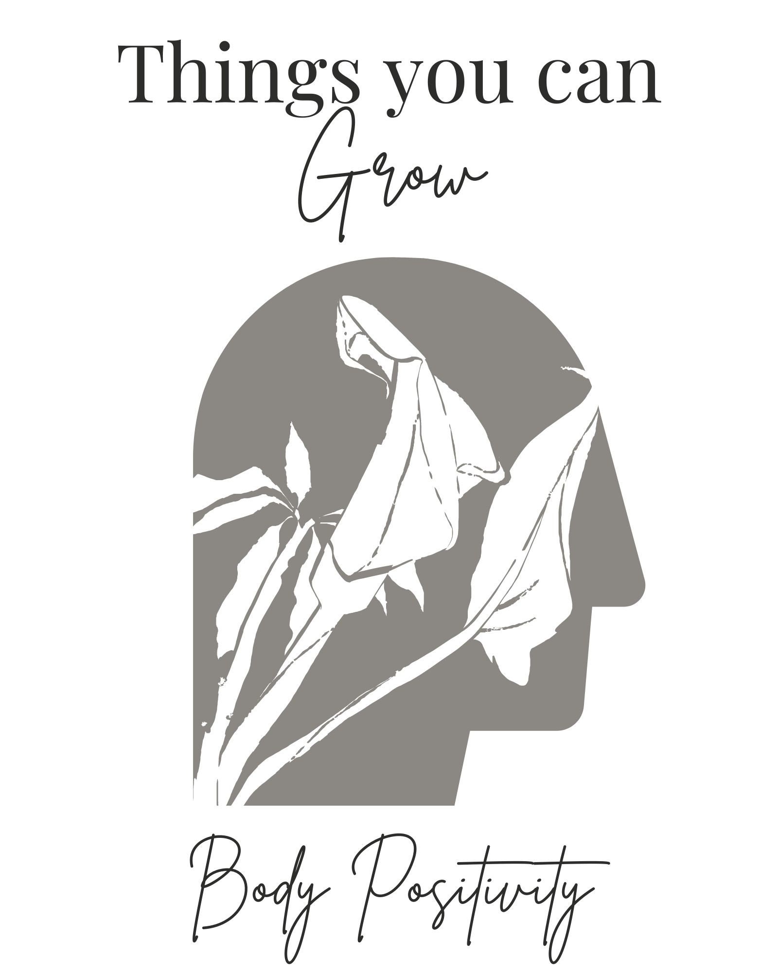 Can Grow Body Positivity Poster|therapy Office Decor| Counseling Office ...