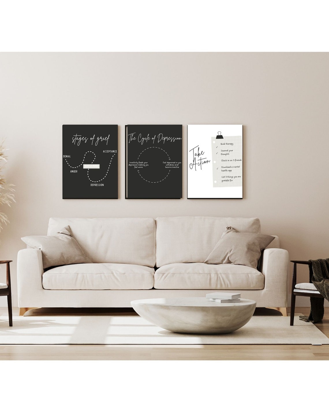 Take Action Poster: Therapy Office Decor (digital Print) - Etsy