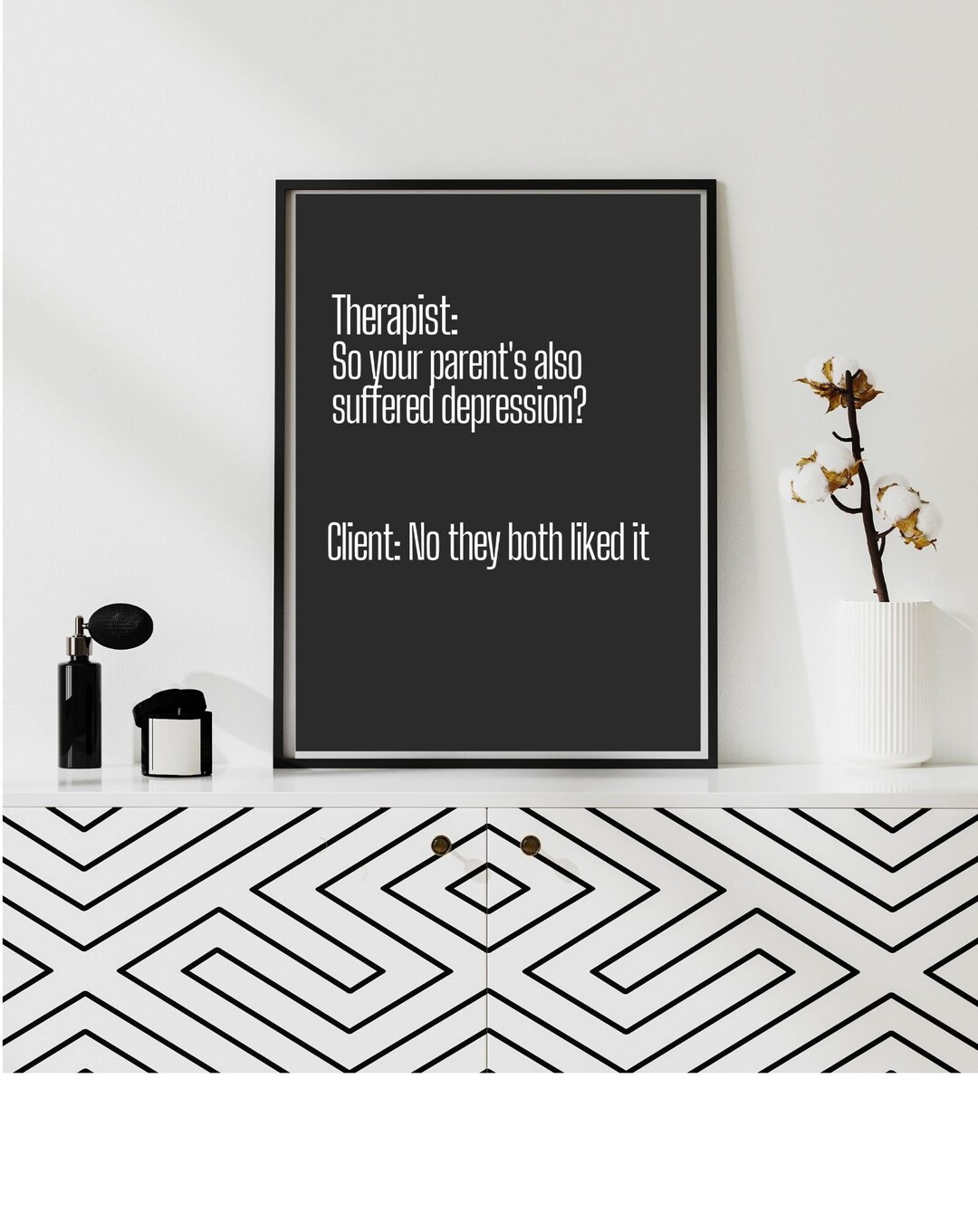 Therapist Meme Poster: Funny Counseling Office Decor (digital Download ...