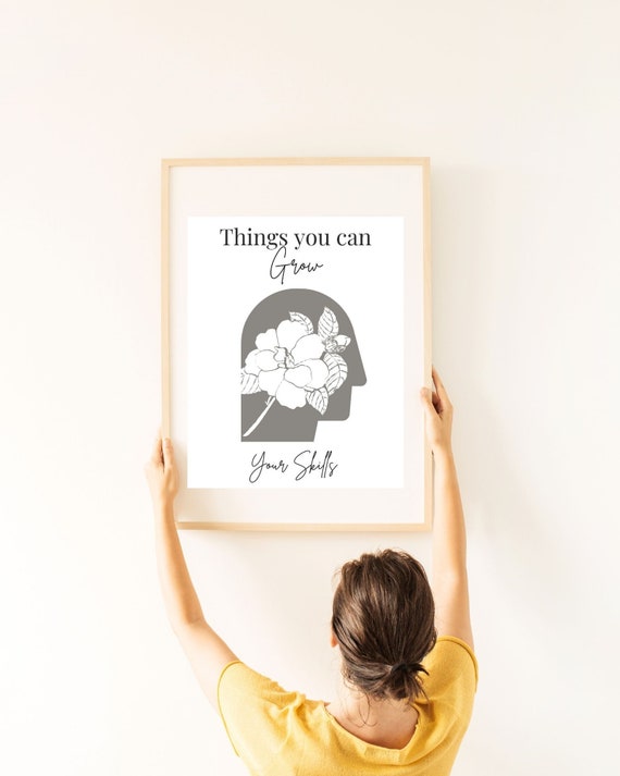 Can Grow Body Positivity Postertherapy Office Decor - Etsy