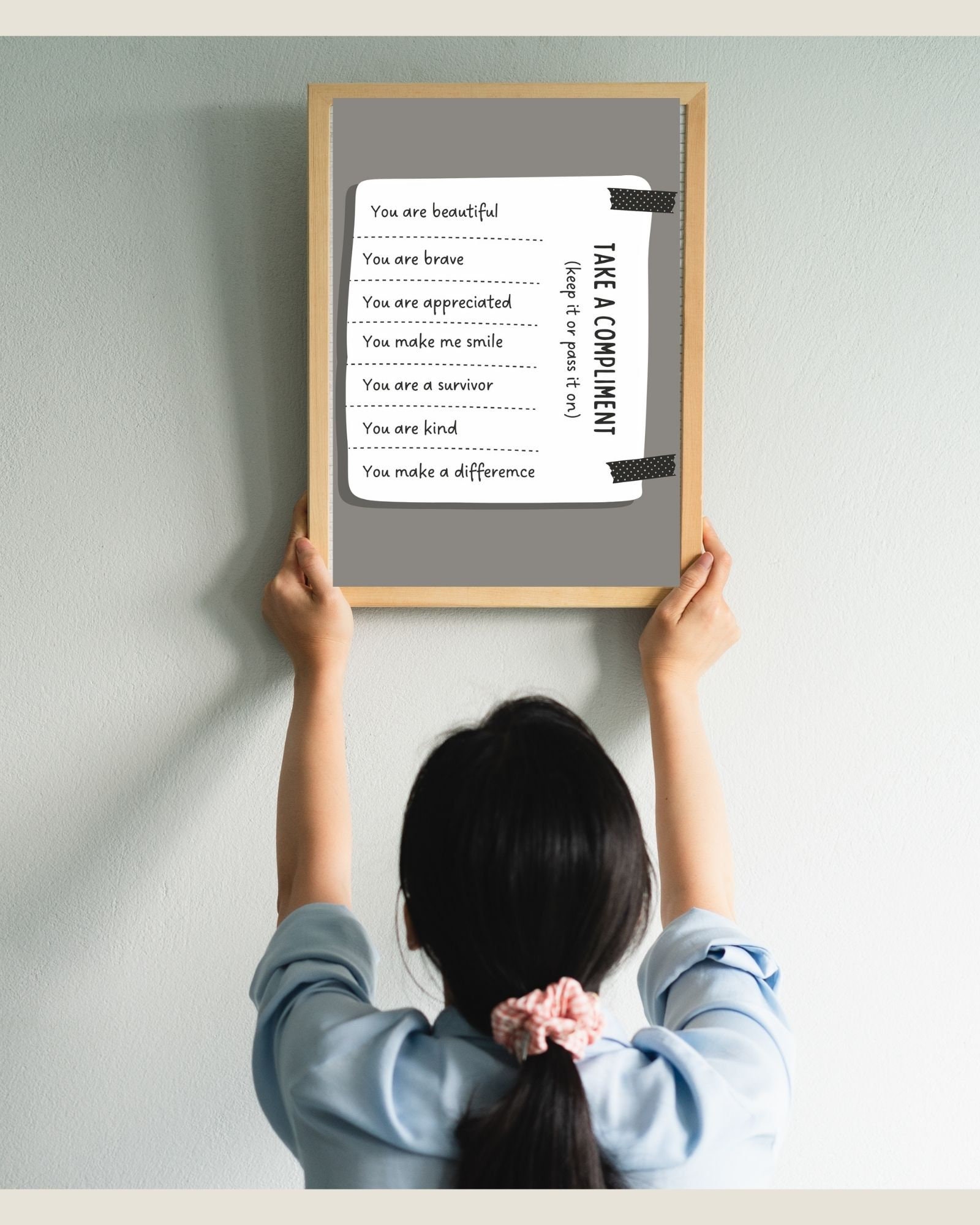Take A Compliment Poster: Therapy Office Decor (digital Print) - Etsy