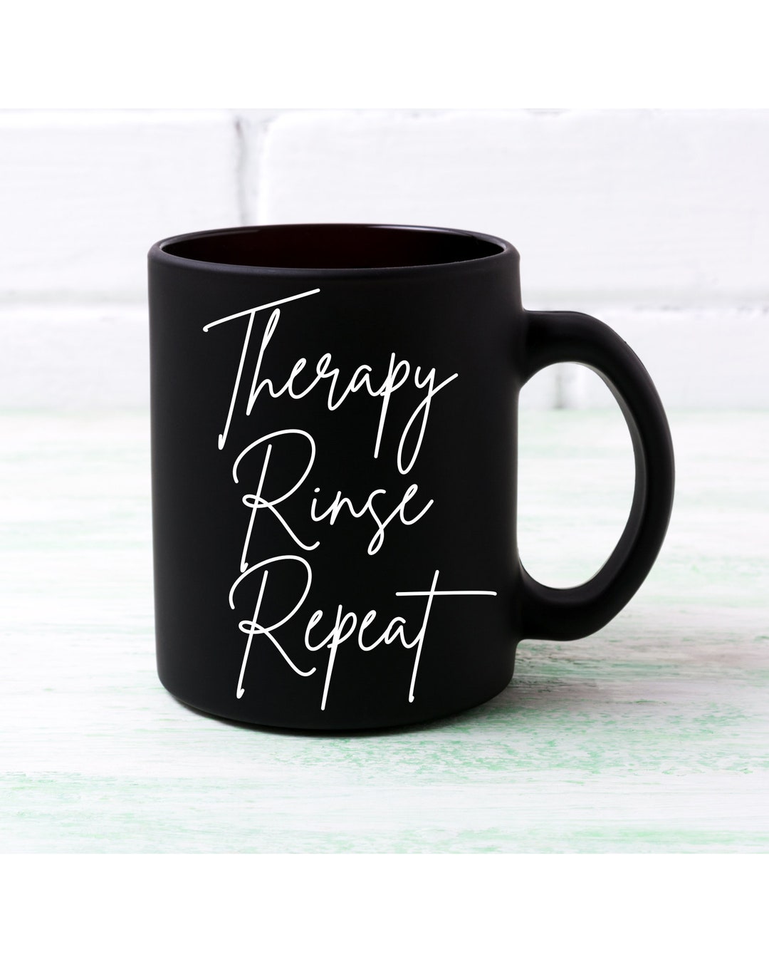 Therapy Rinse Repeat Coffee Mug: Counselor Psychology Gift - Etsy
