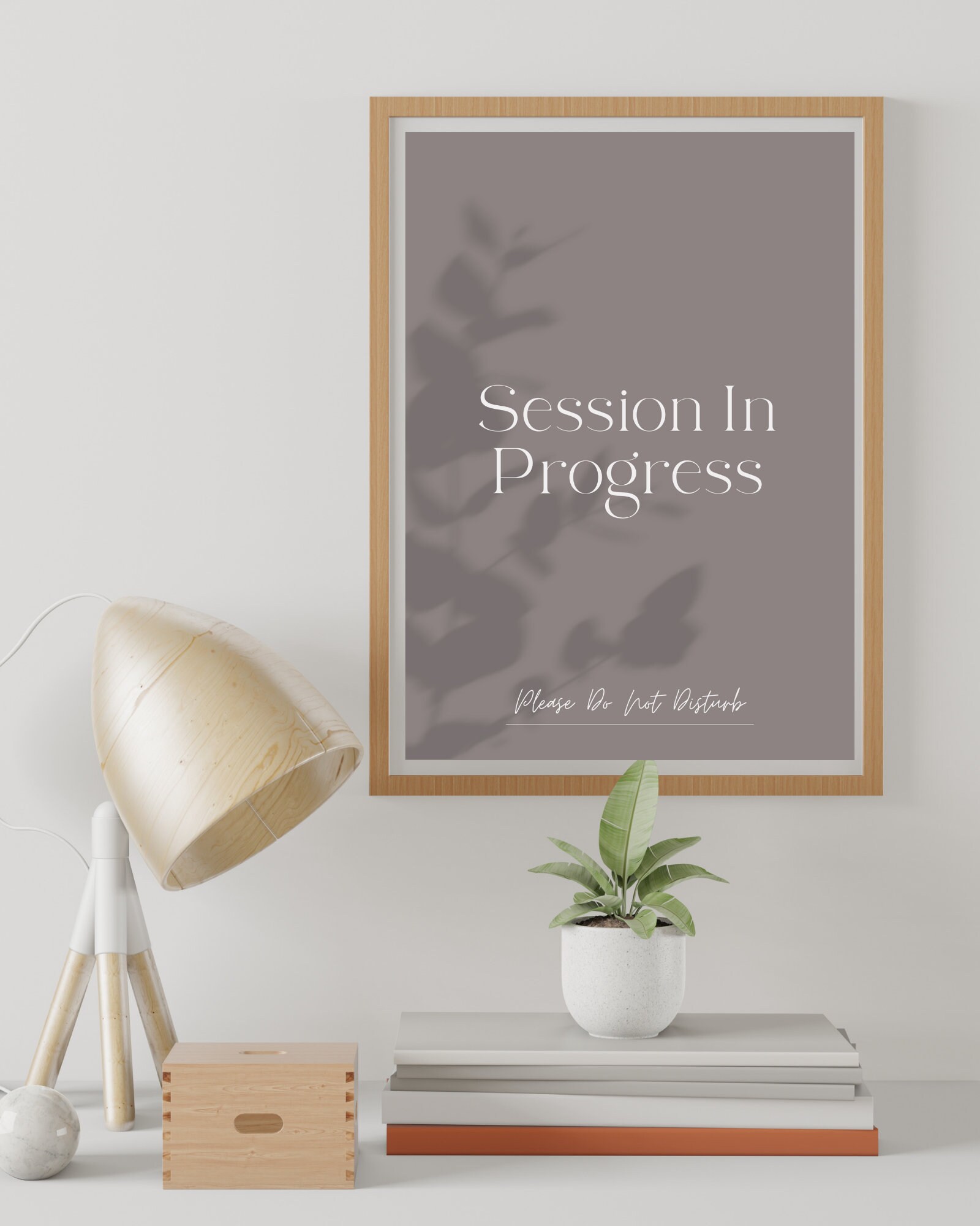 2 Session in Progress Hangable Signs Therapy Office Decor Counseling ...