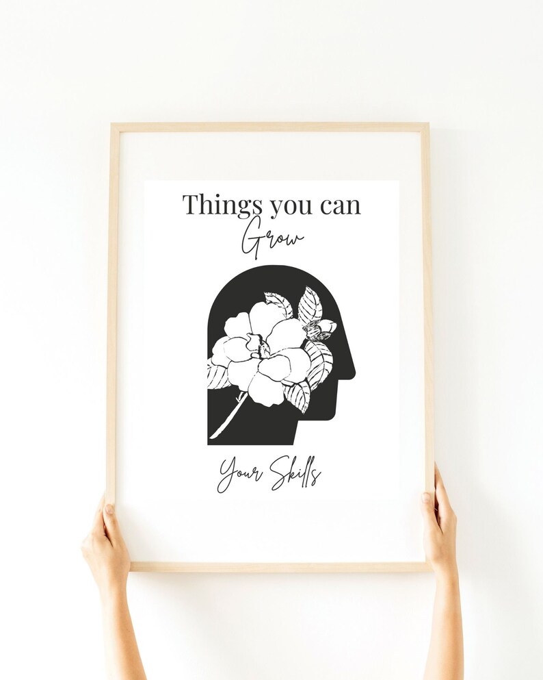 Can Grow Body Positivity Poster|therapy Office Decor| Counseling Office ...