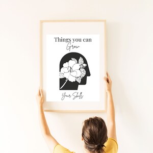 Can Grow Body Positivity Poster|therapy Office Decor| Counseling Office ...
