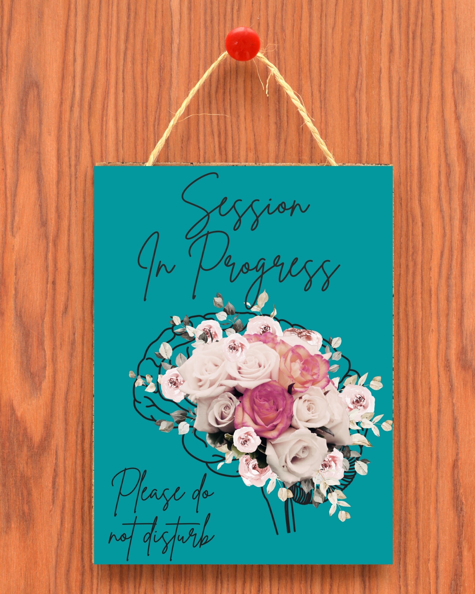 2 Session in Progress Hangable Signs Therapy Office Decor - Etsy