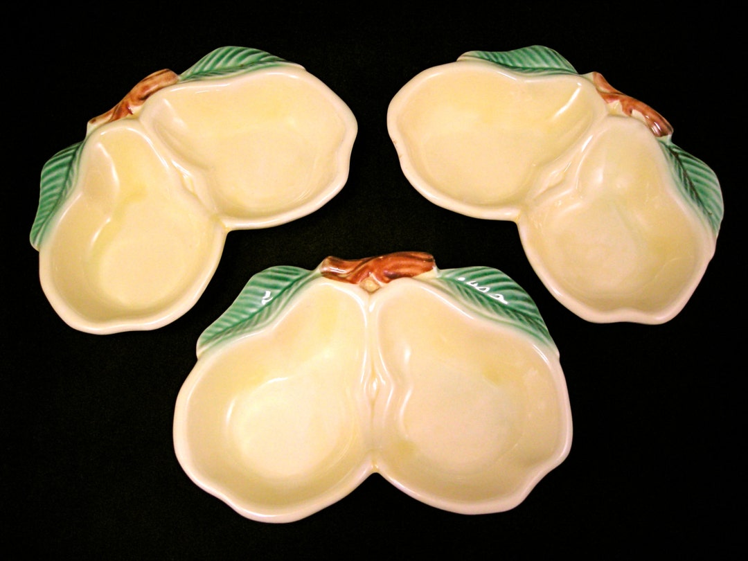 1950's Set of 3 Belmar California Pottery Pear Shaped Nut & Candy ...