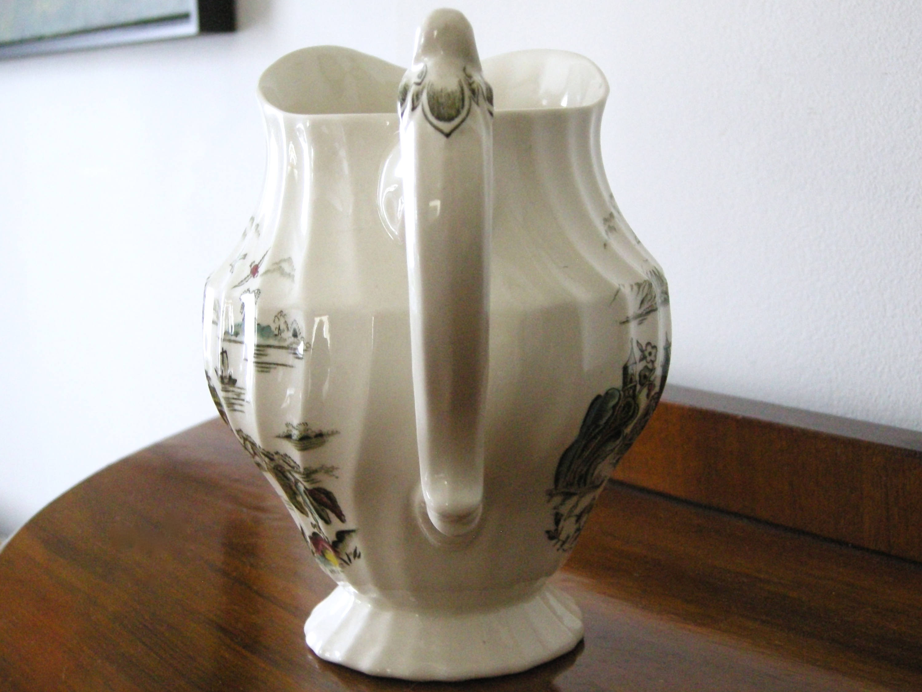 Myott Pitcher / Jug Pagoda Pattern Made In England | Etsy