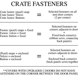 UPGRADES for Custom Crate Covers - Etsy