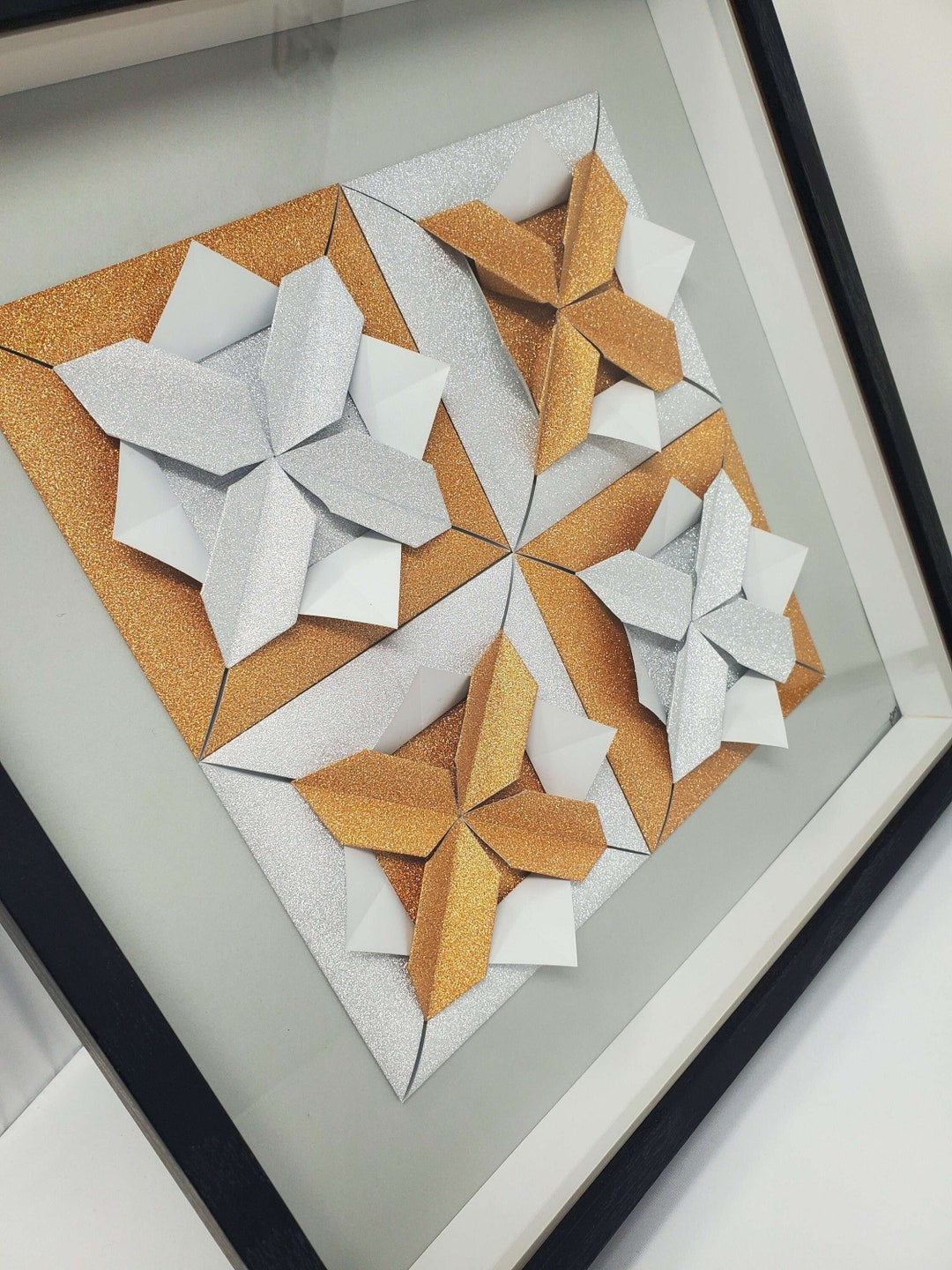 Origami Tiles Wall Art - Etsy