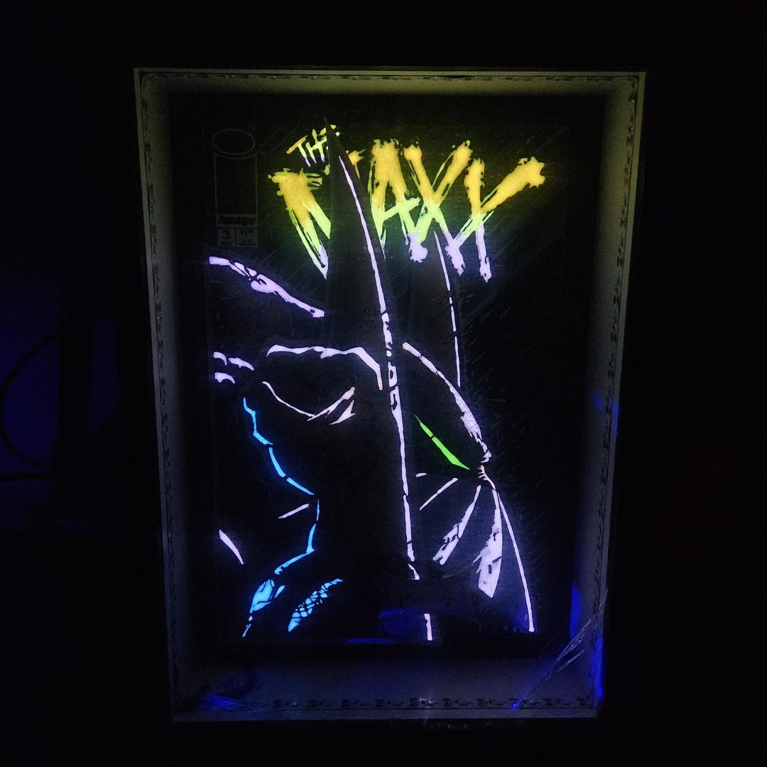 Terminator 1 3D Shadow Box Collage Comic Cover LED Light Up - Etsy