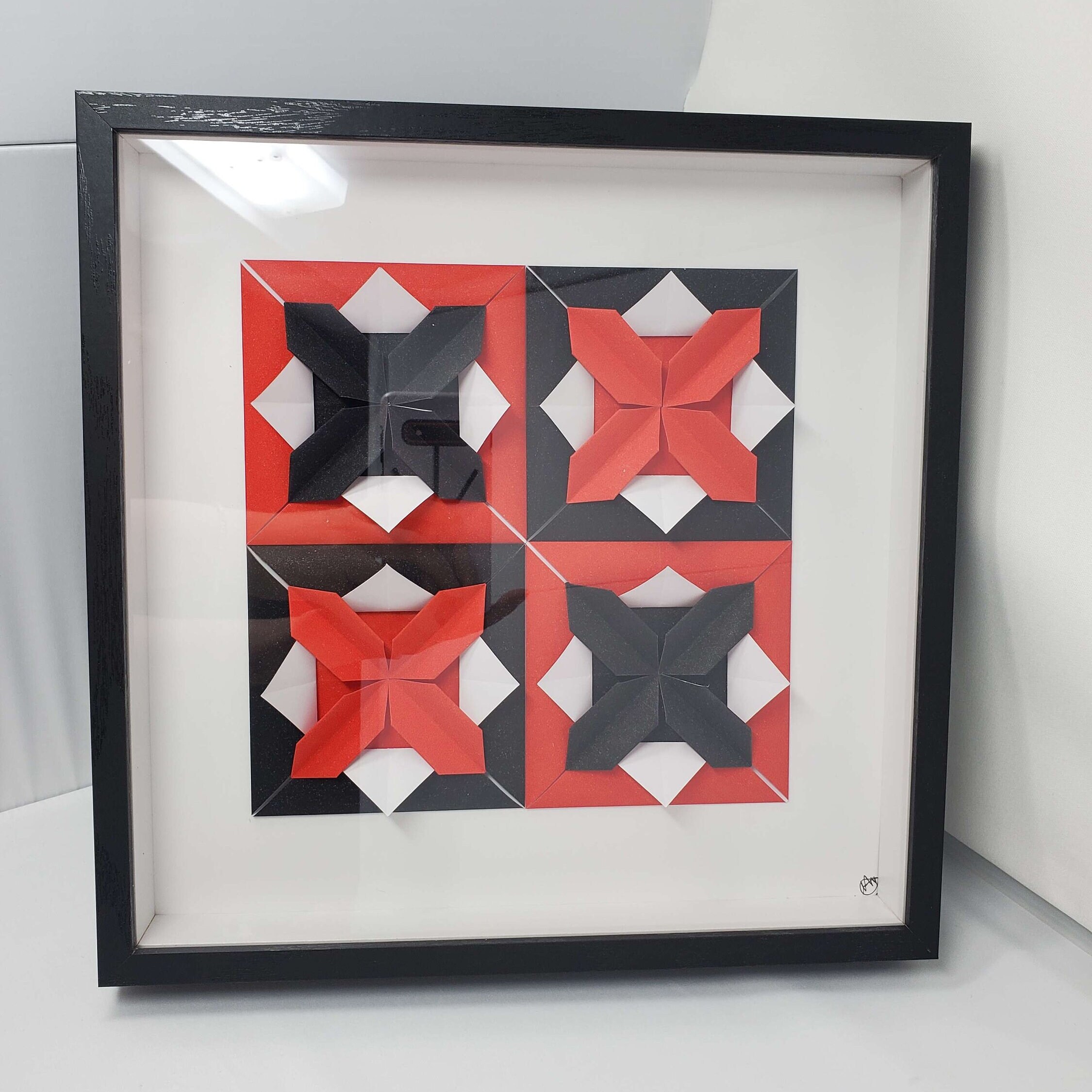 Origami Tiles Wall Art - Etsy