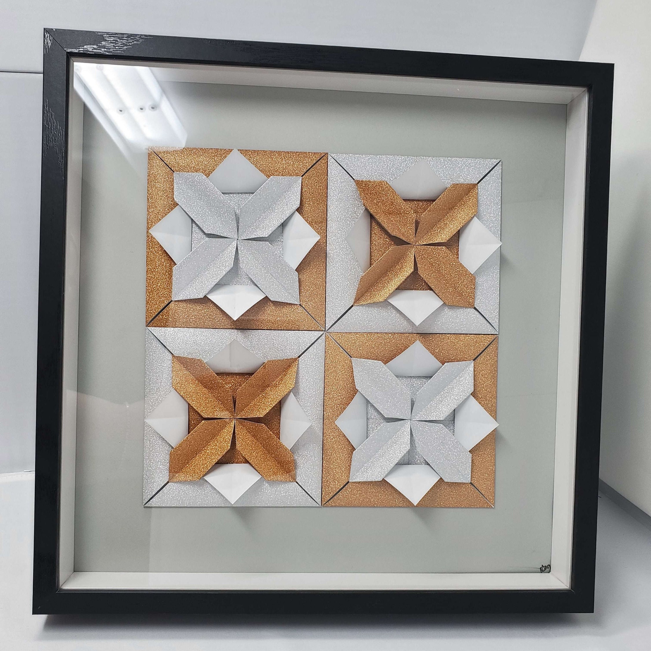 Origami Tiles Wall Art - Etsy