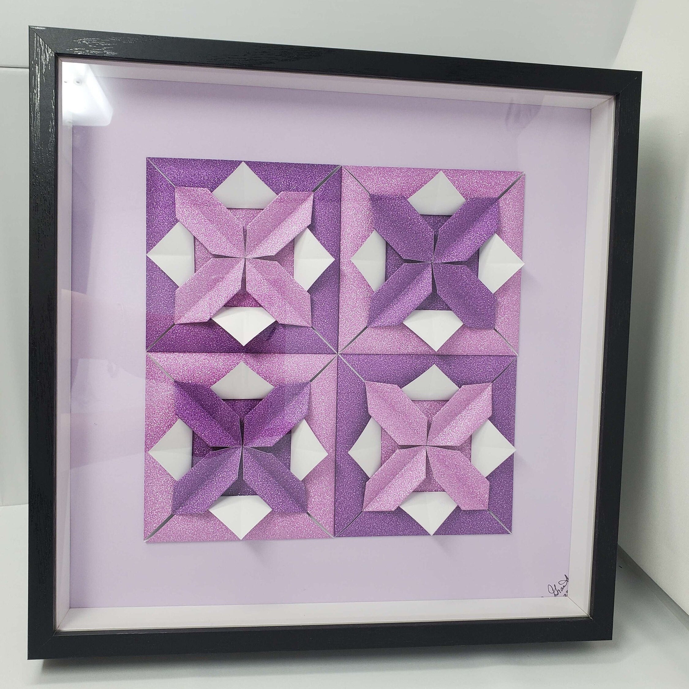 Origami Tiles Wall Art - Etsy