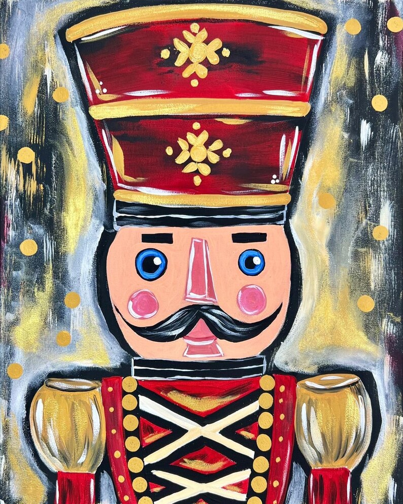 Digital Download, Nutcracker Boy Template, Paint Party, 11x14 - Etsy