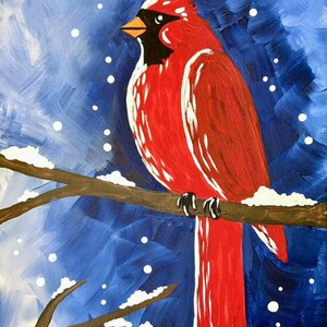 Digital Download,winter Cardinal, DIY, Instant Download, Template ...